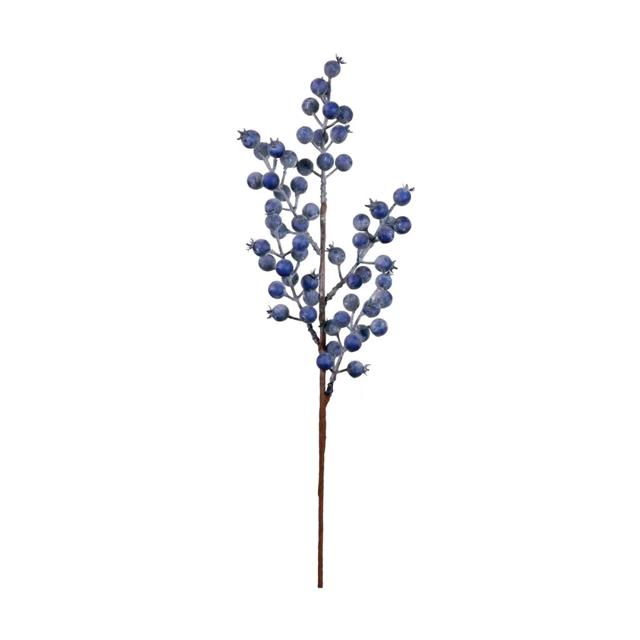 Seasonal blueberry stem | Faux berry stem | Osborne & Co.