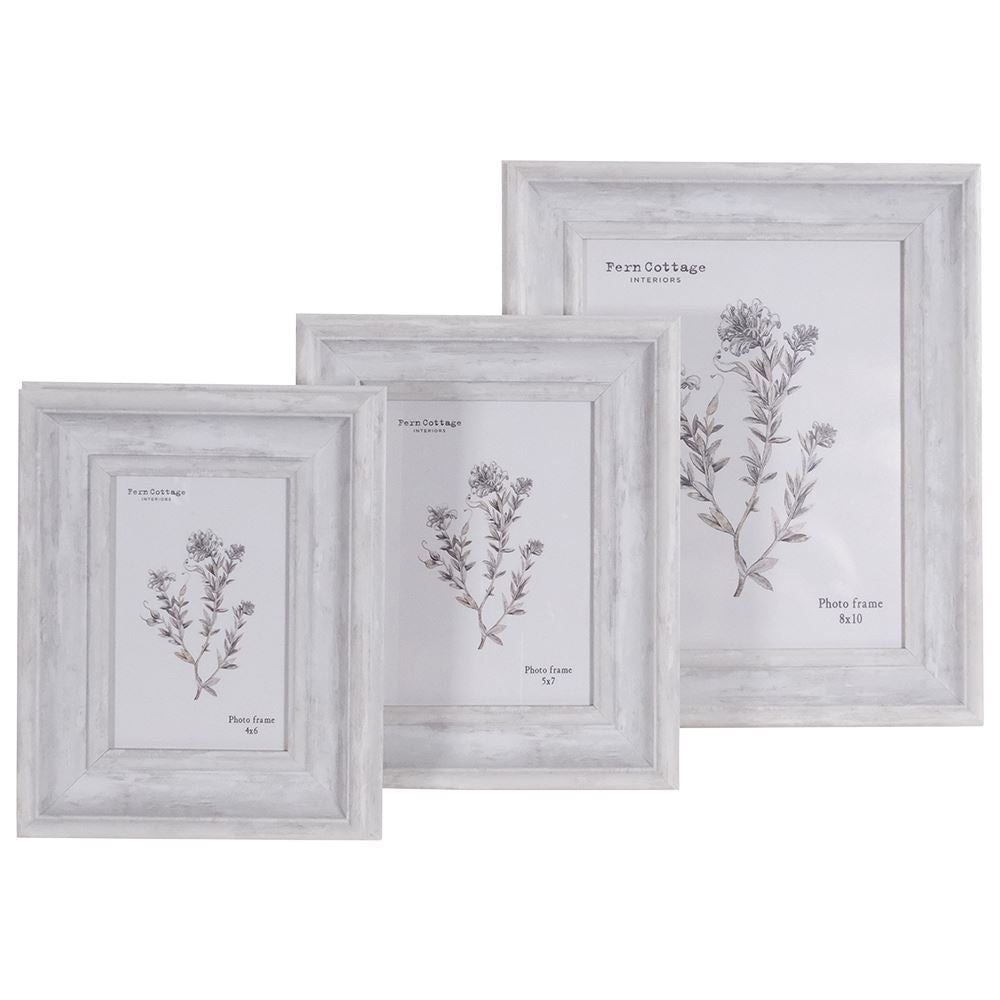 White wide framed frame, 5 x 7" | Photo frame | Osborne & Co.