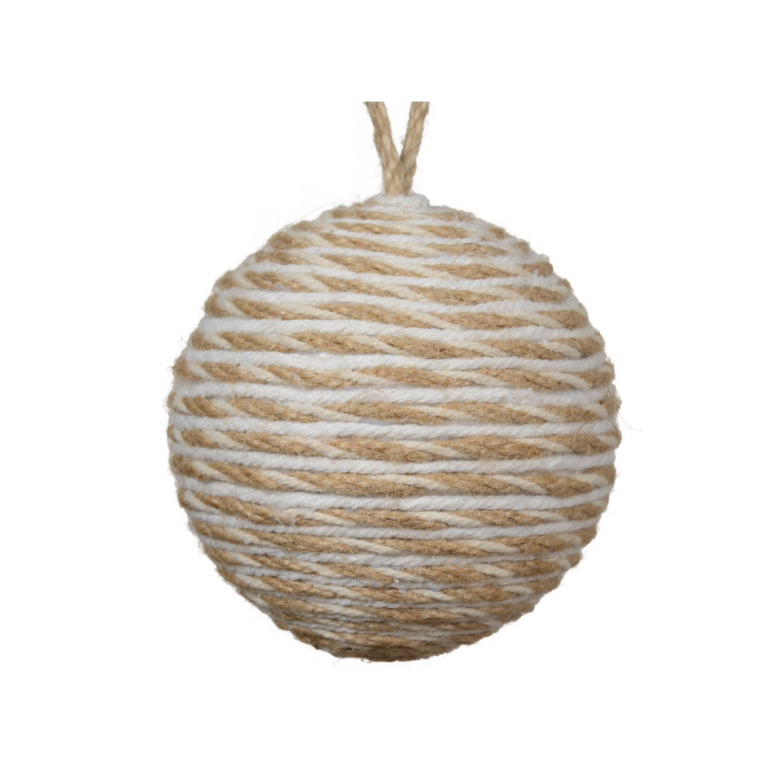 Natural rope hanging bauble | Evergreen Christmas | Osborne & Co.