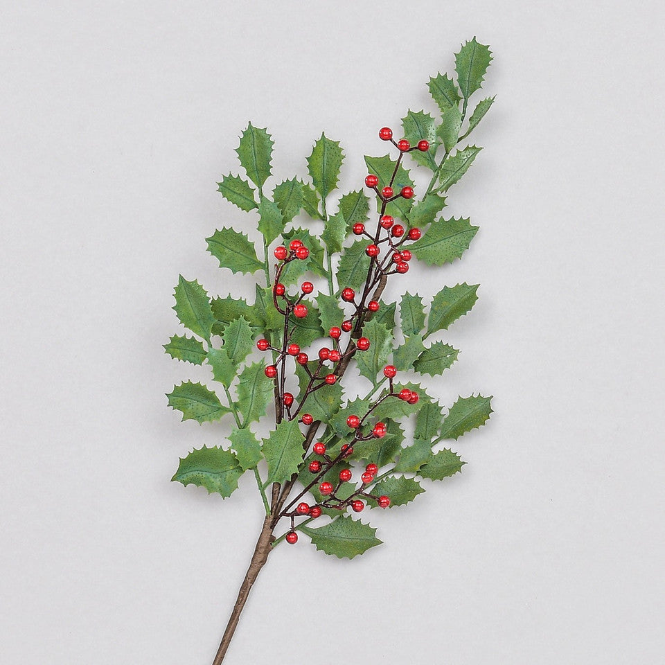 Holly berry spray | Festive faux florals | Osborne & Co.